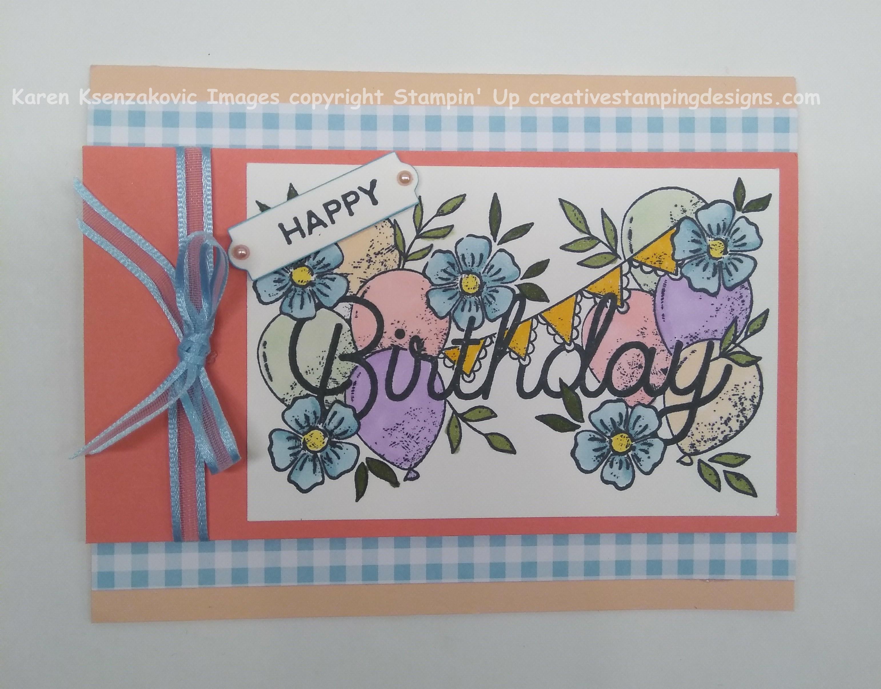 Stampin’ Up Birthday Statements Sneak Peak | Creative Stamping Designs