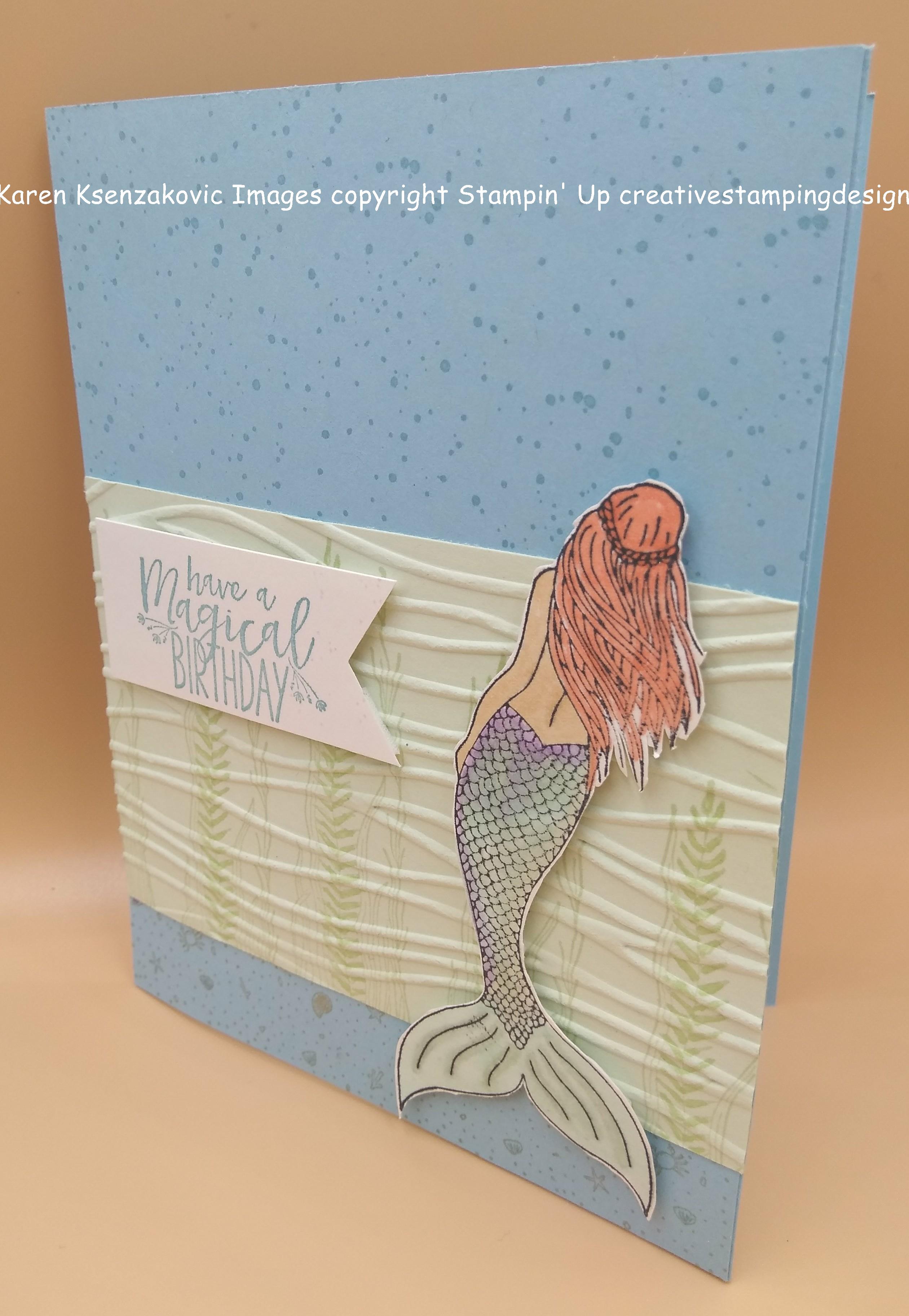 Stampin’ Up Magical Mermaid | Creative Stamping Designs