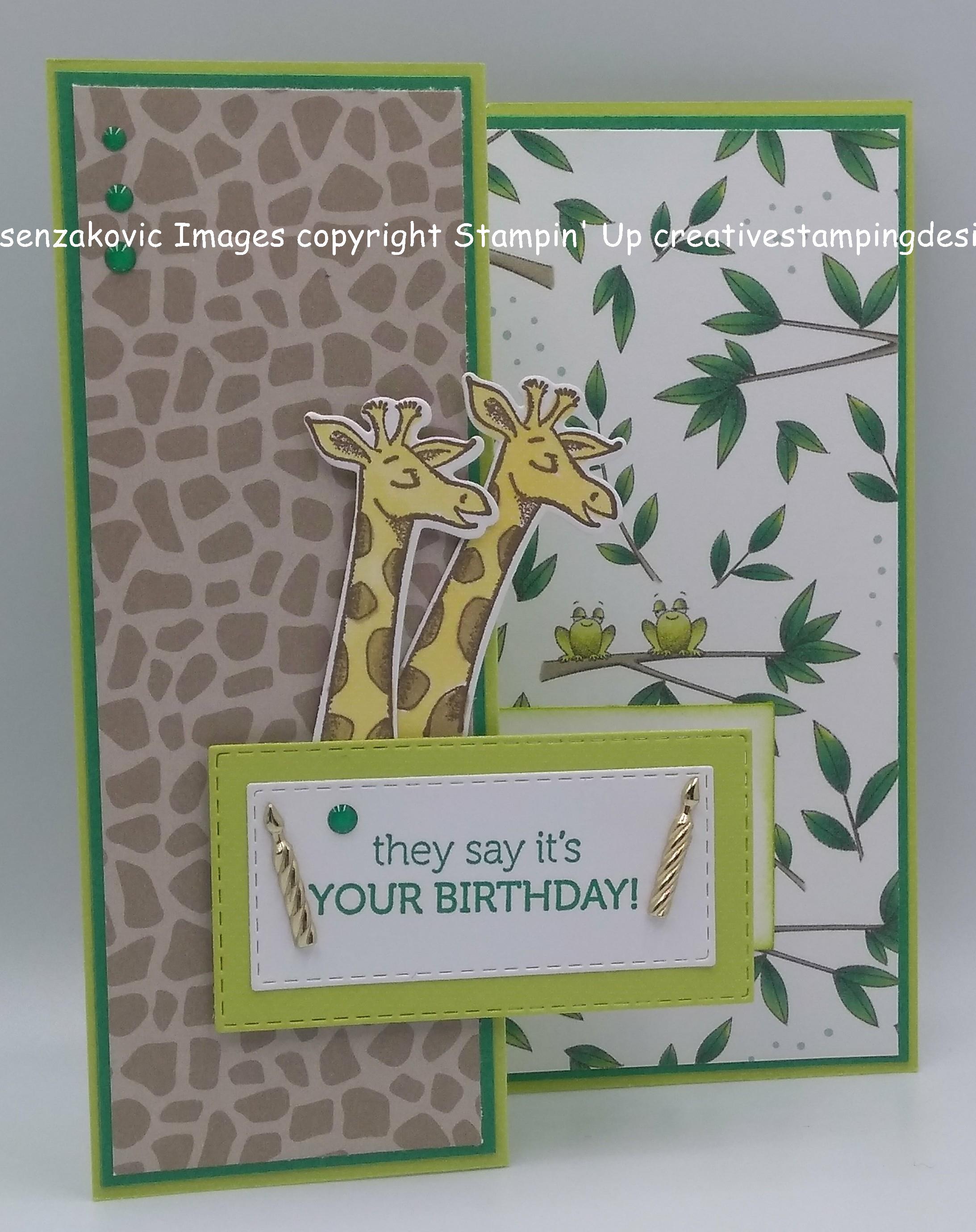 Stampin’ Up Animal Outing Kids Birthday | Creative Stamping Designs