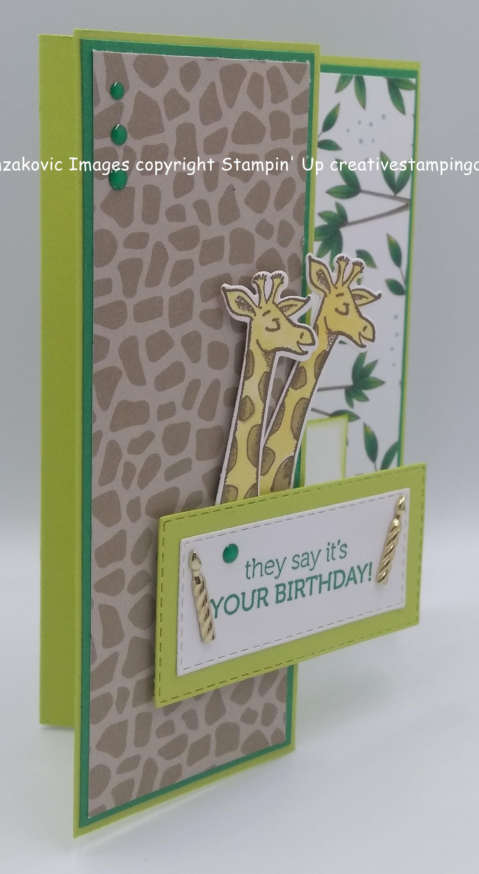 Stampin’ Up Animal Outing Kids Birthday | Creative Stamping Designs