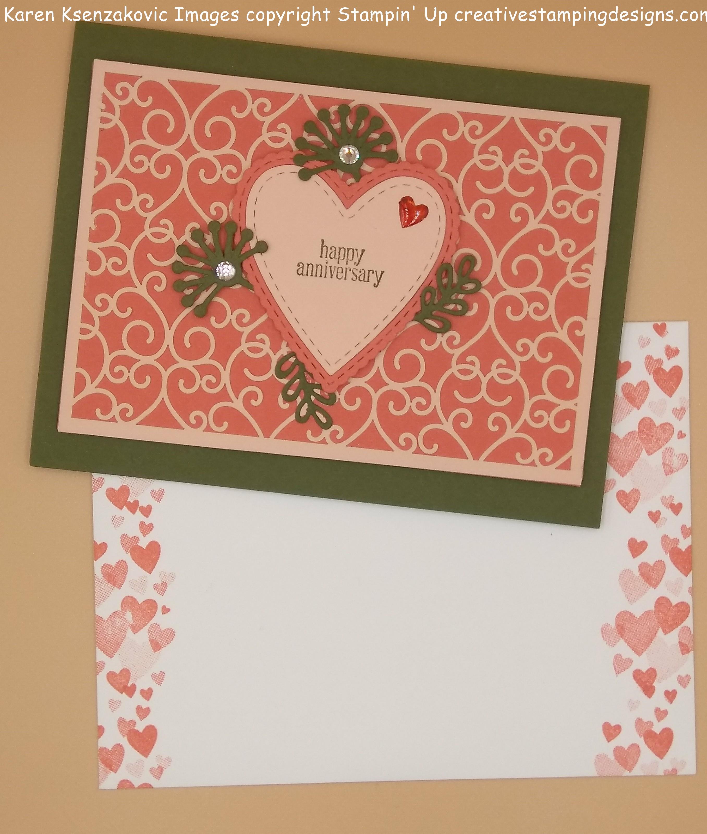 Stampin’ Up Beautiful Detailed Anniversary Card for Fab Friday ...