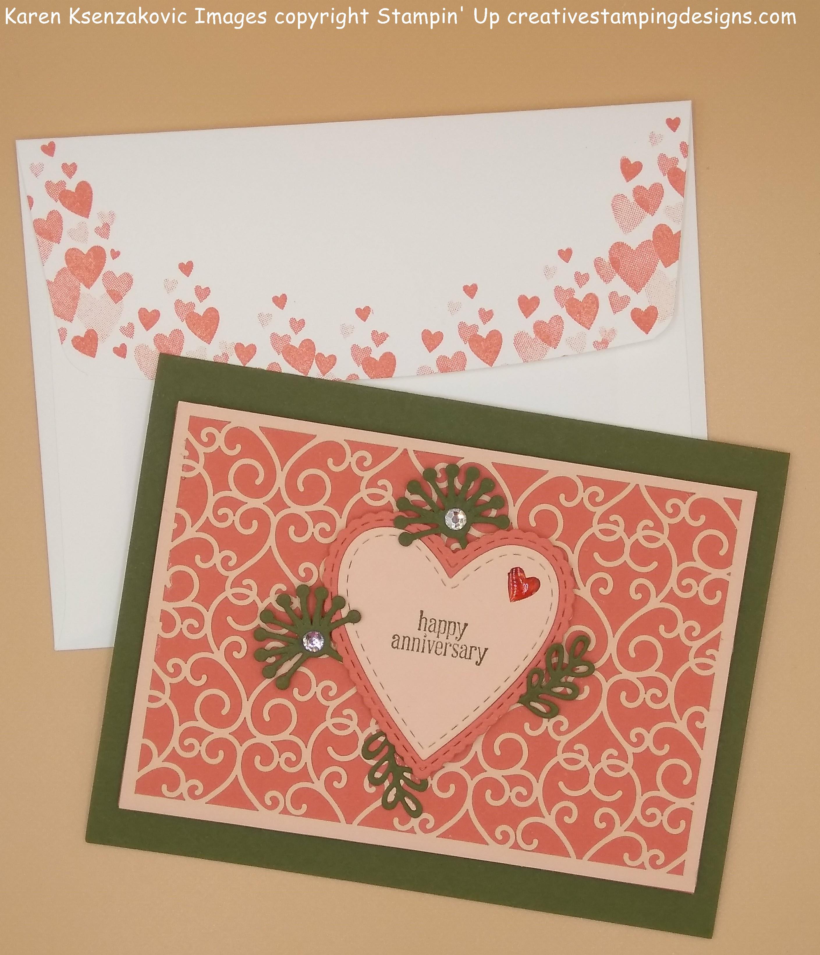 Stampin’ Up Beautiful Detailed Anniversary Card for Fab Friday ...