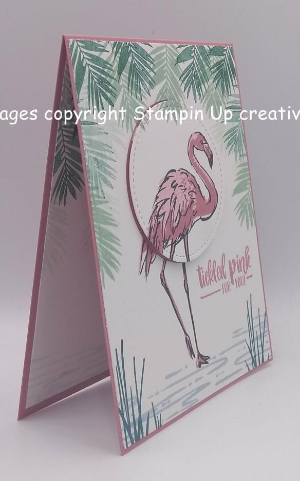 Stampin’ Up Fabulous Flamingo Birthday Card | Creative Stamping Designs