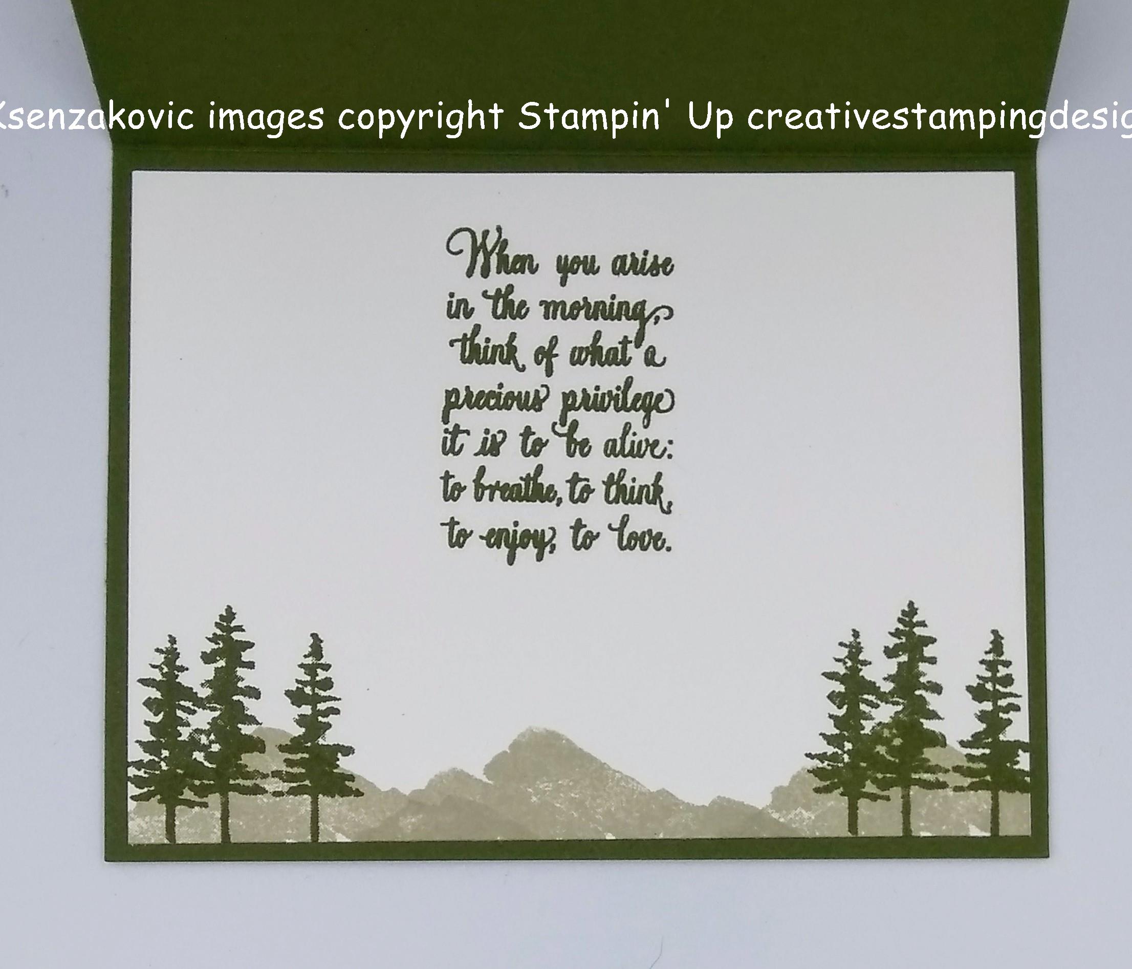 Stampin’ Up Enjoy Life Birthday Card | Creative Stamping Designs