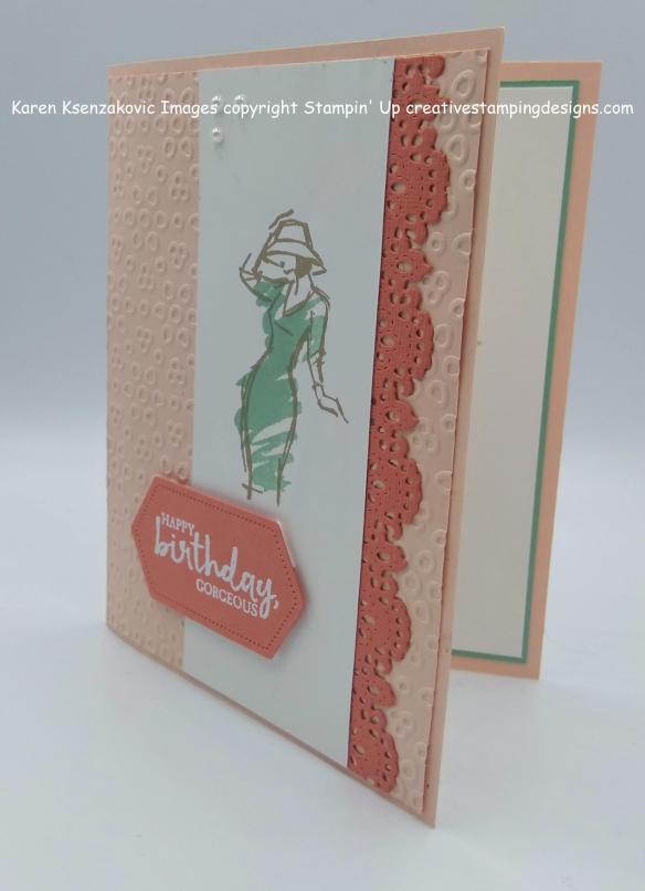 Stampin Up Beautiful You Birthday Card | Creative Stamping Designs