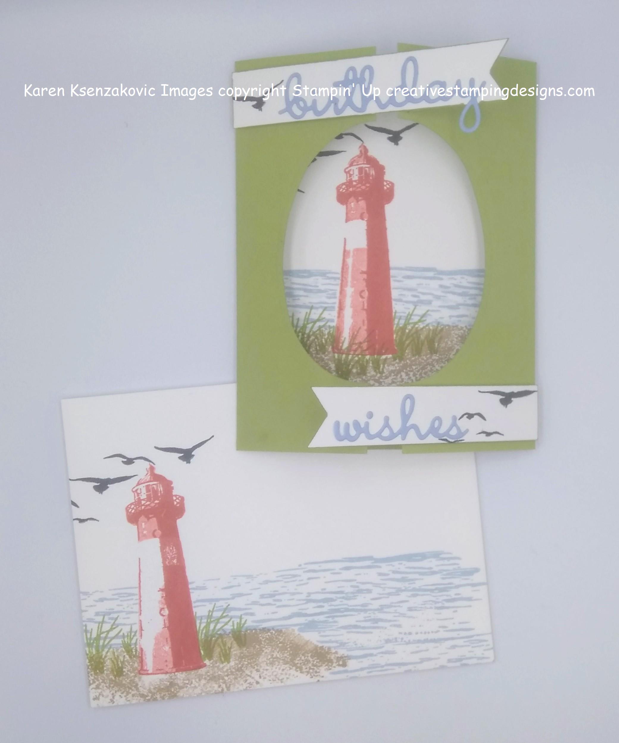 Stampin’ Up High Tide For Fun Fold Friday | Creative Stamping Designs