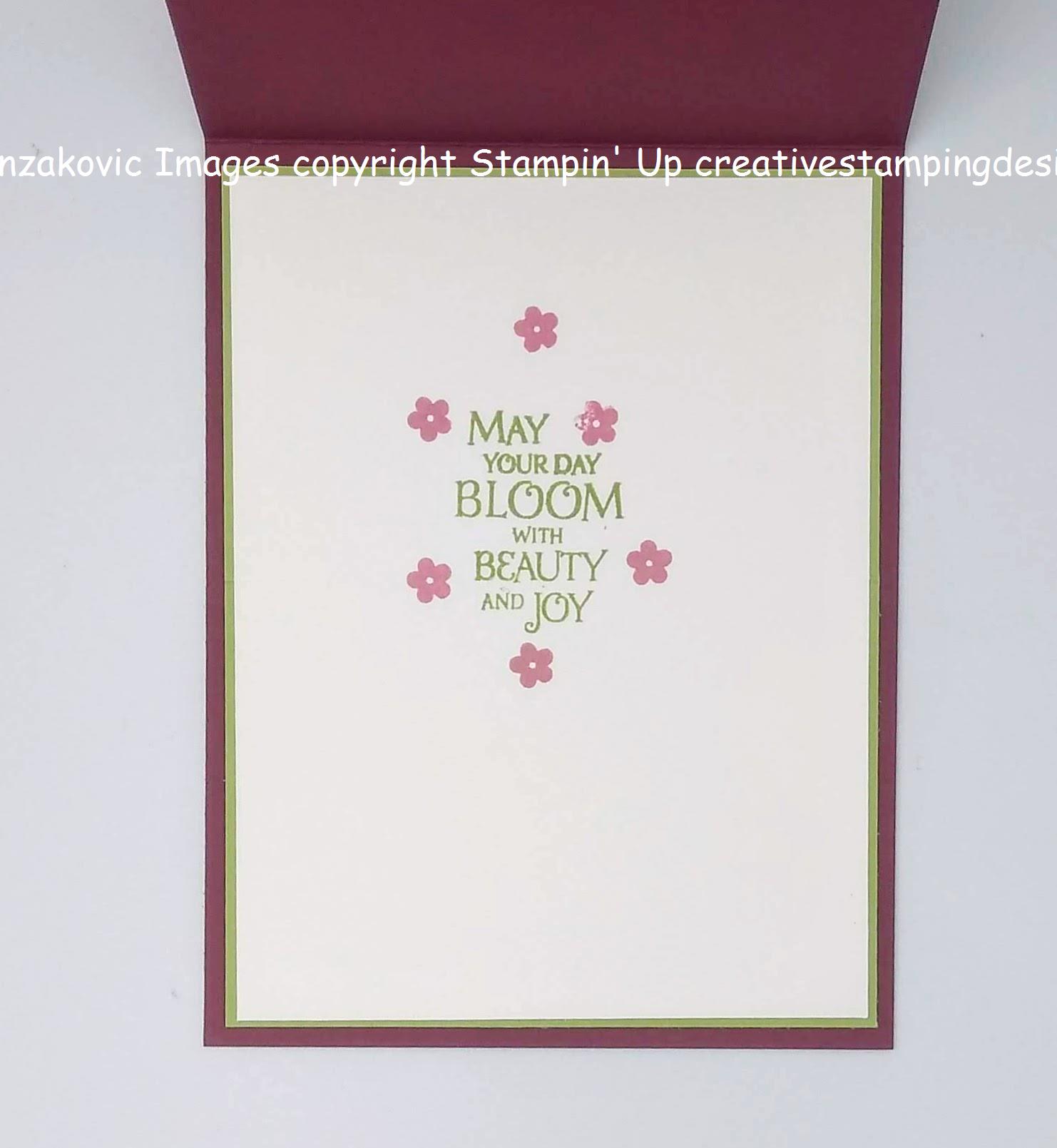 Stampin’ Up Beauty and Joy Birthday Card | Creative Stamping Designs