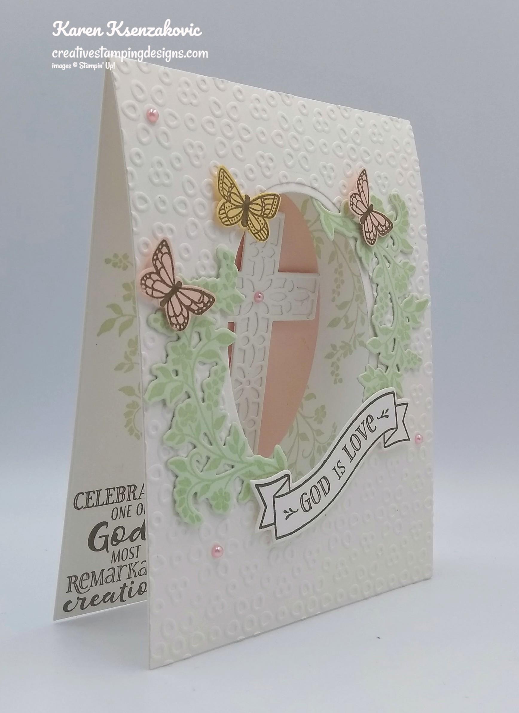Stampin’ Up! Hold On To Hope Christening Card | Creative Stamping Designs