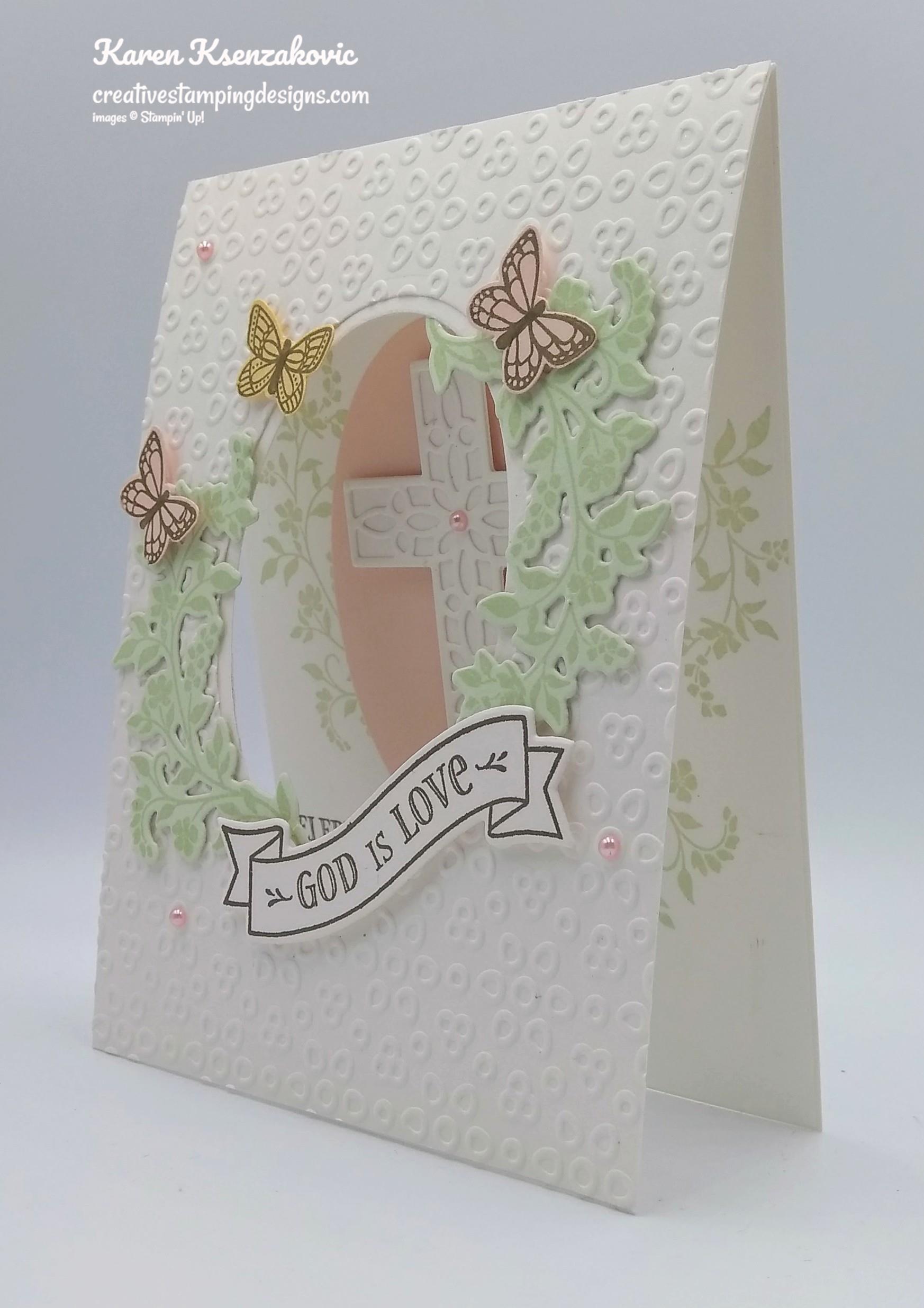 Stampin’ Up! Hold On To Hope Christening Card | Creative Stamping Designs
