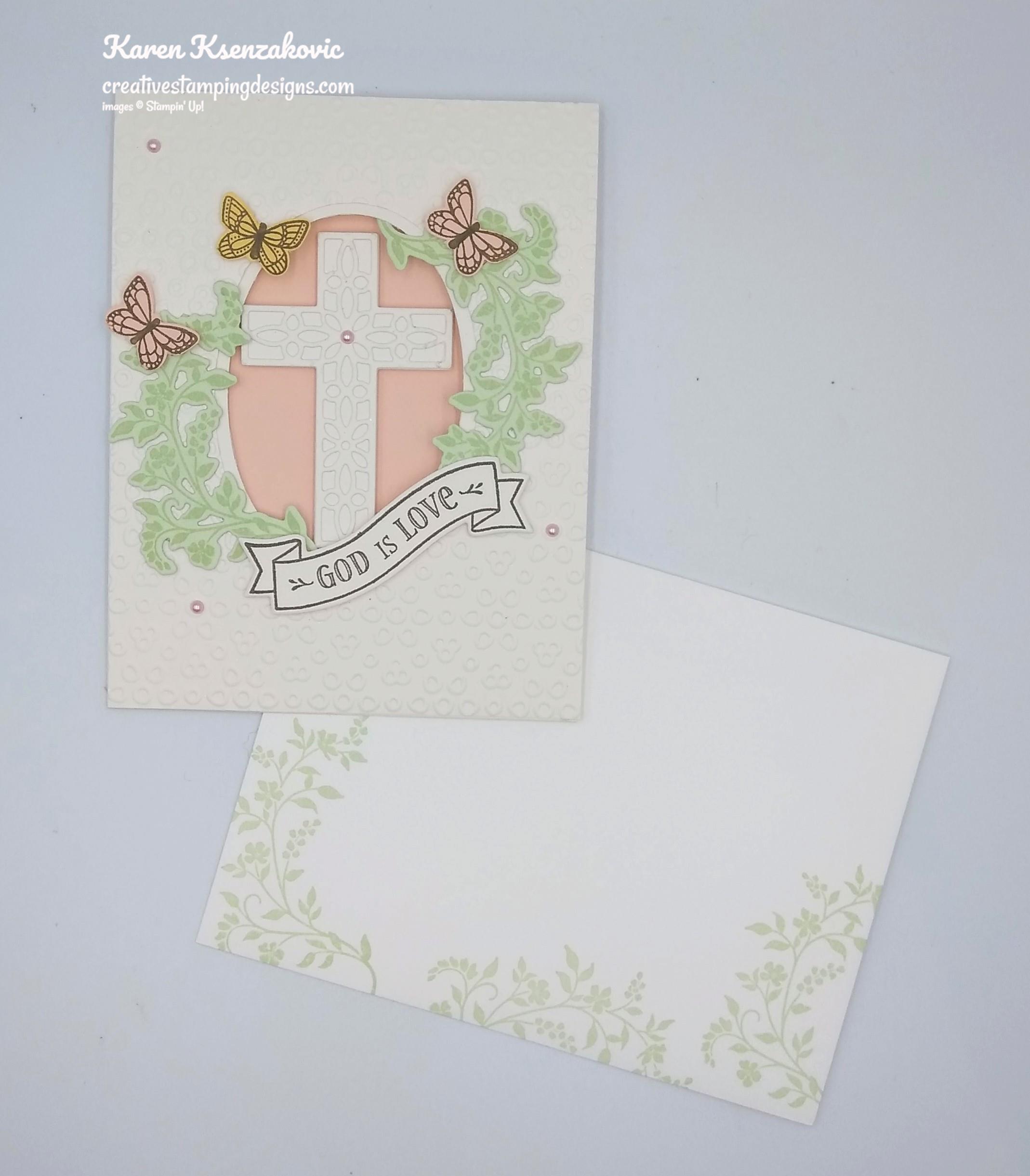 Stampin’ Up! Hold On To Hope Christening Card | Creative Stamping Designs