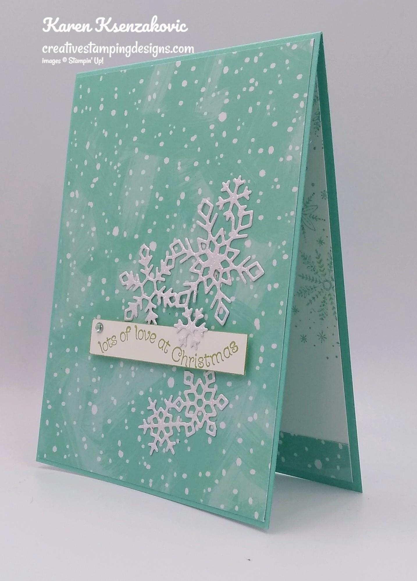 Stampin’ Up! Itty Bitty Christmas CAS Card | Creative Stamping Designs