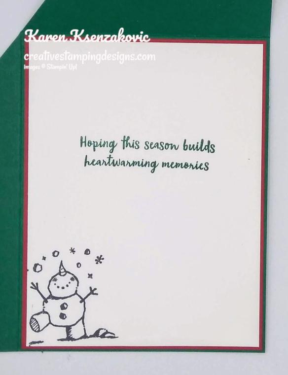 Stampin’ Up! Snowman Season Let Snow For Fun Fold Friday | Creative ...