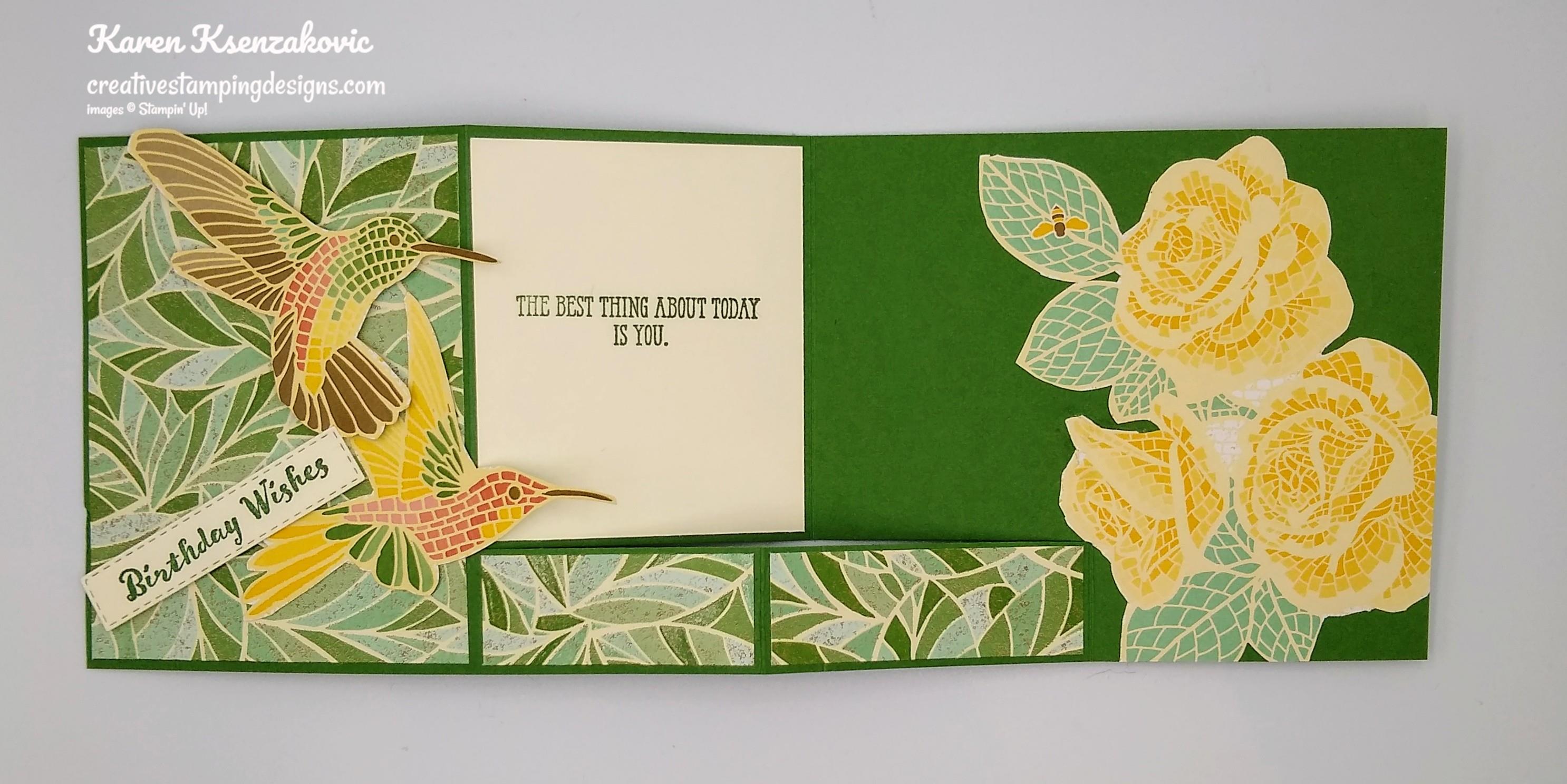 Stampin’ Up! Itty Bitty Mosaic Birthday for Fun Fold Friday | Creative ...