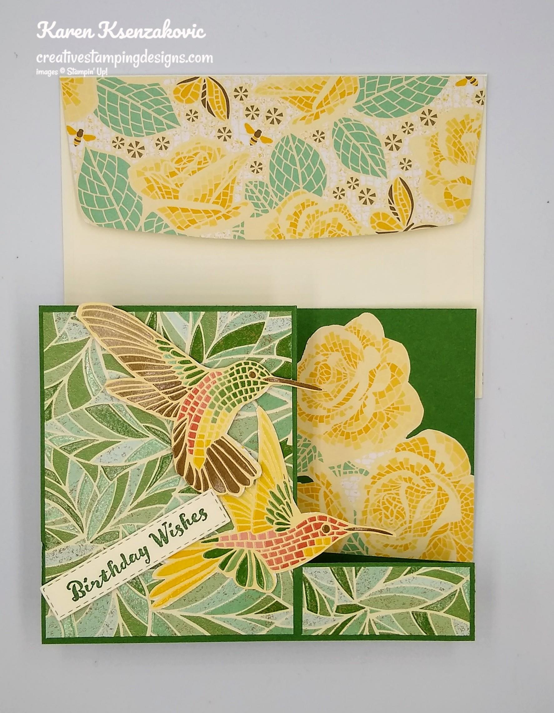 Stampin’ Up! Itty Bitty Mosaic Birthday for Fun Fold Friday | Creative ...