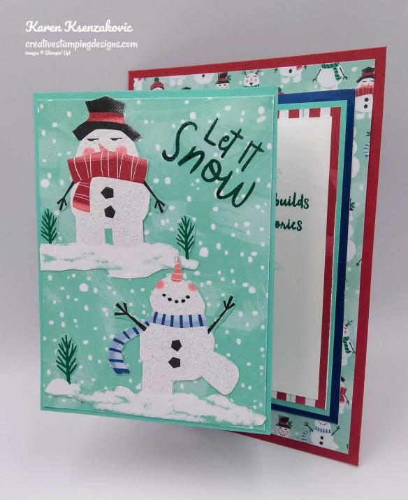 Stampin’ Up! Let It Snow Gift Card Holder for Fun Fold Friday ...