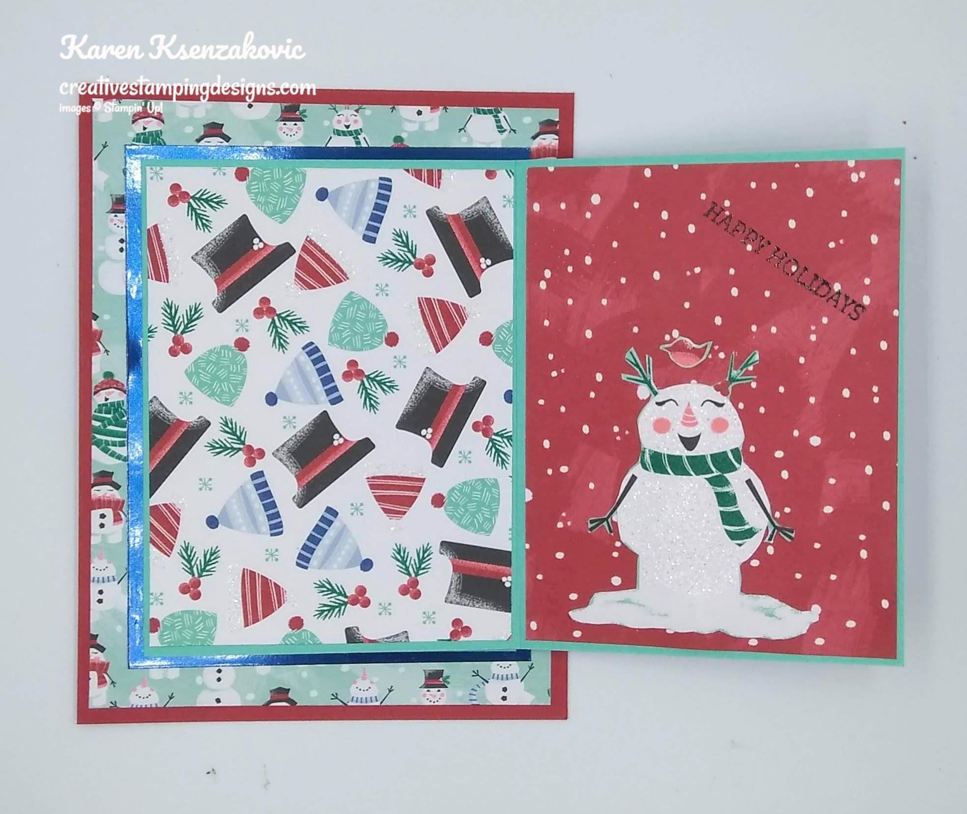 Stampin’ Up! Let It Snow Gift Card Holder for Fun Fold Friday ...