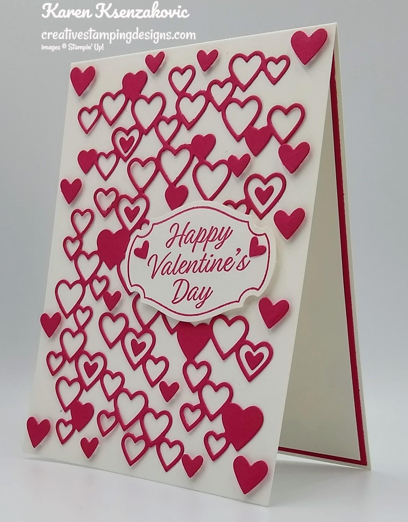 Stampin’ Up! Heart To Heart Valentine | Creative Stamping Designs