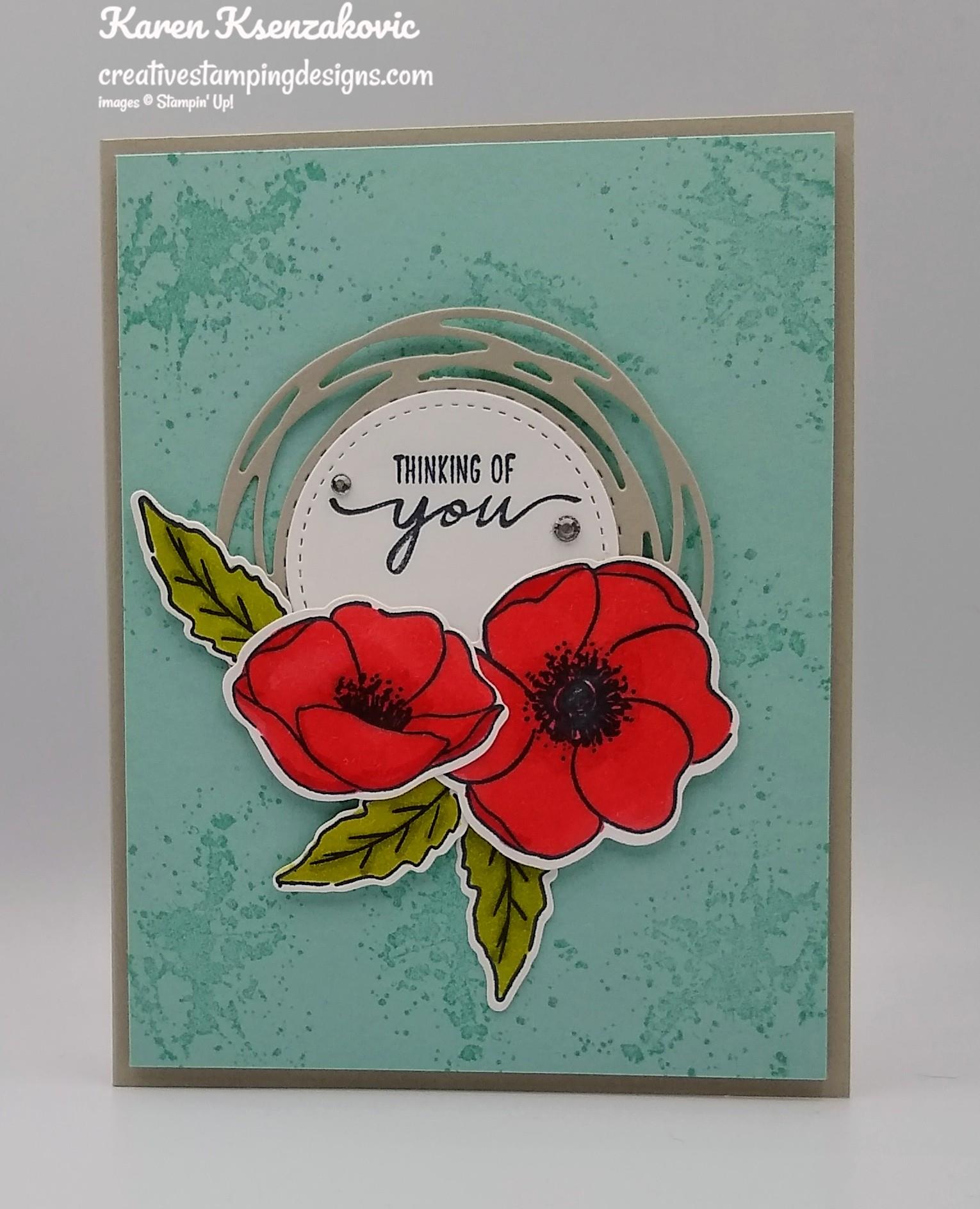Stampin’ Up! Beautiful Poppy Moments | Creative Stamping Designs