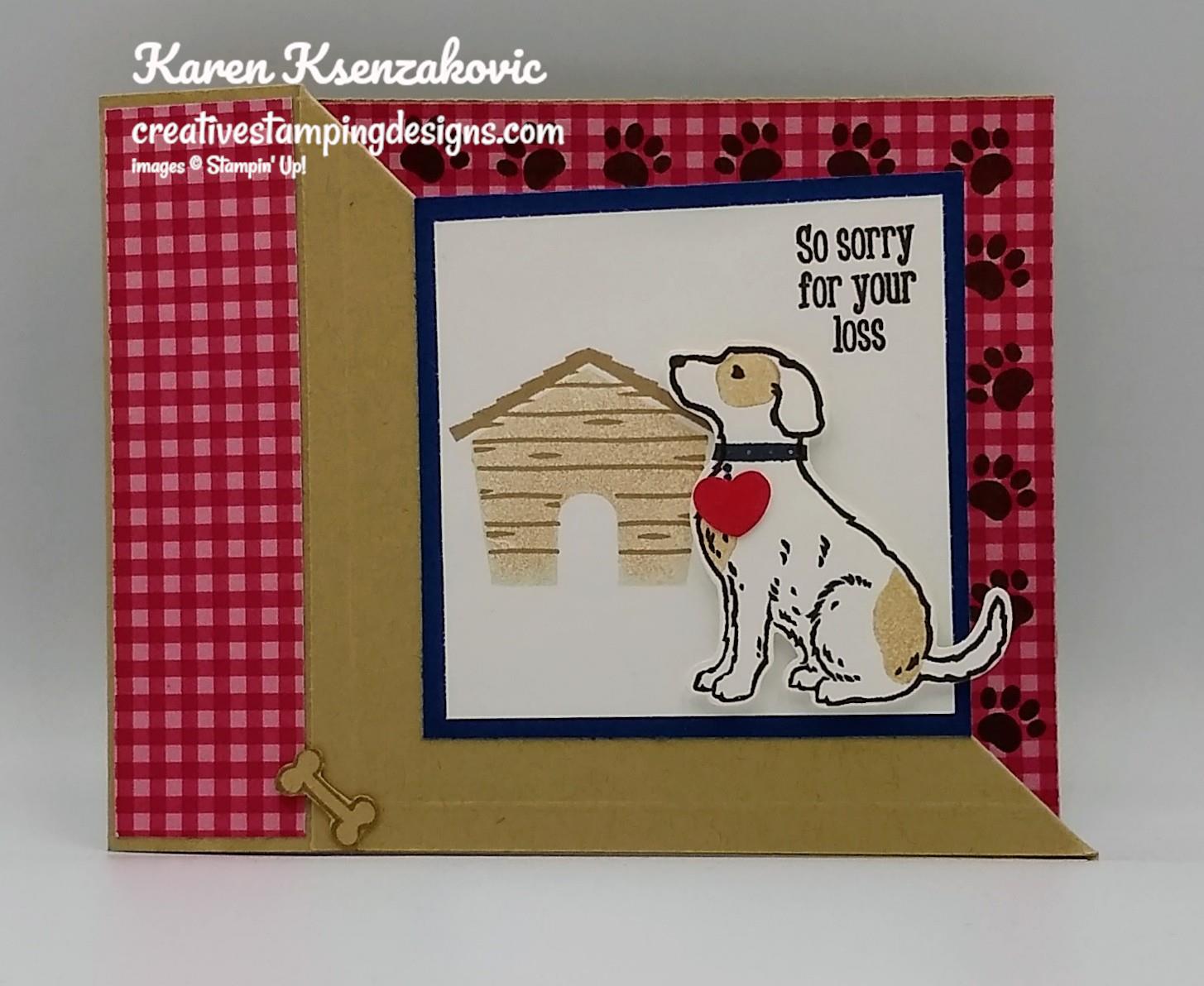 Stampin’ Up! Happy Tails for Fun Fold Friday | Creative Stamping Designs