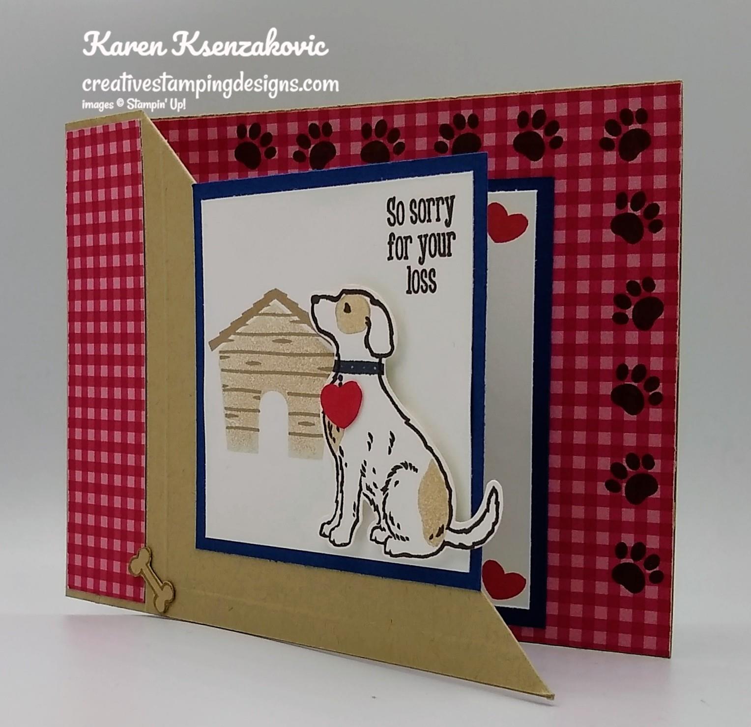 Stampin’ Up! Happy Tails for Fun Fold Friday | Creative Stamping Designs