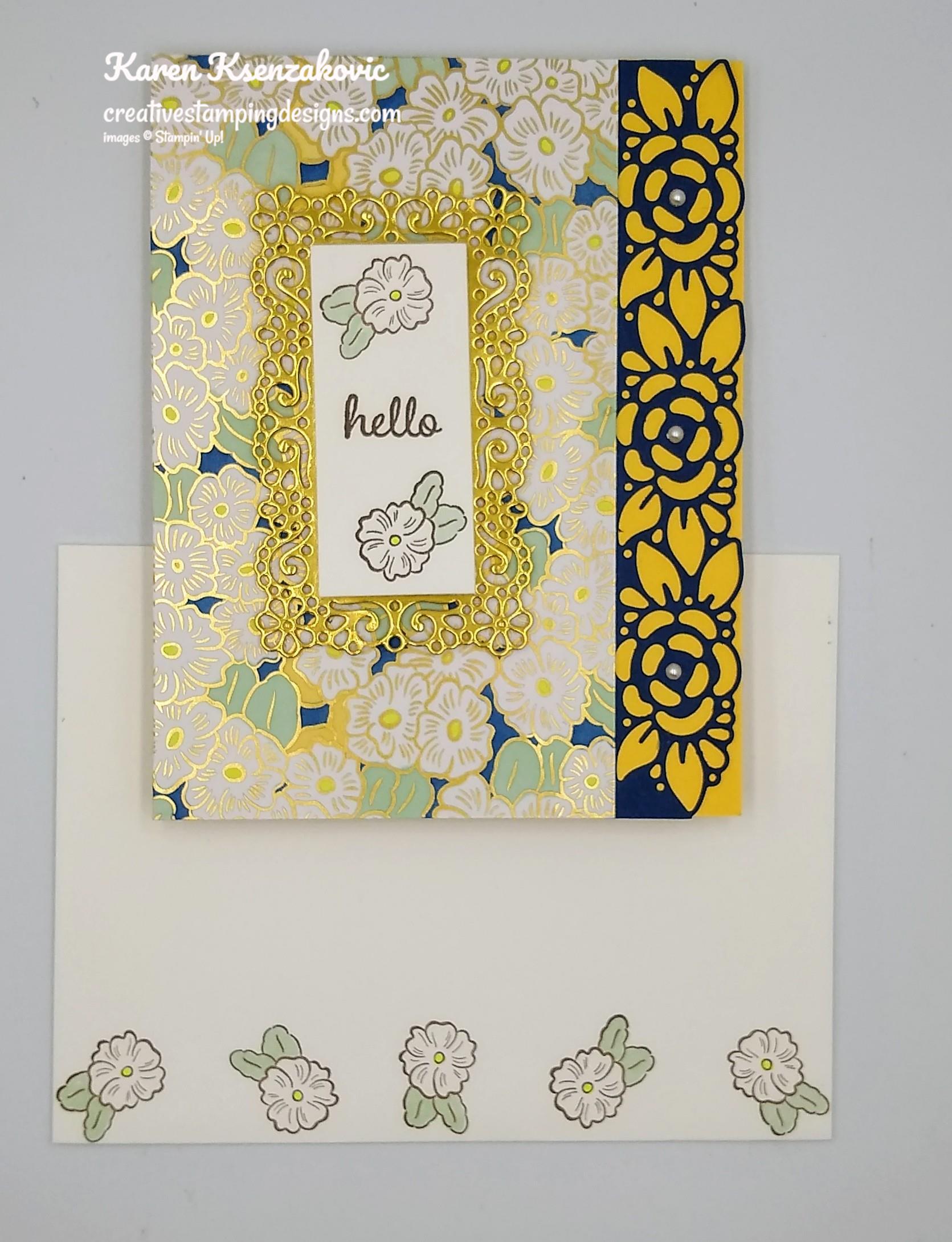 Stampin’ Up! Ornate Hello | Creative Stamping Designs