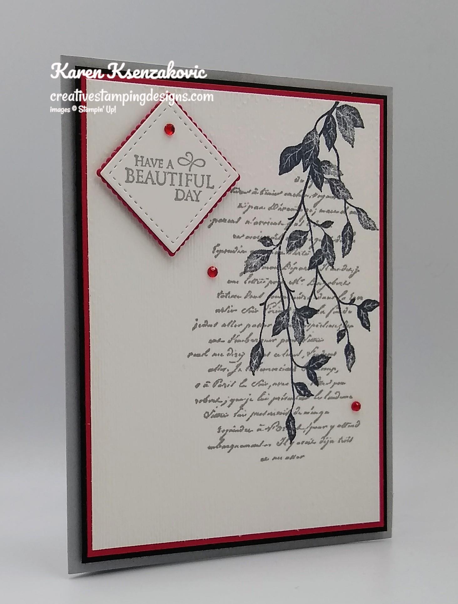 Stampin’ Up! Have A Beautiful Day | Creative Stamping Designs