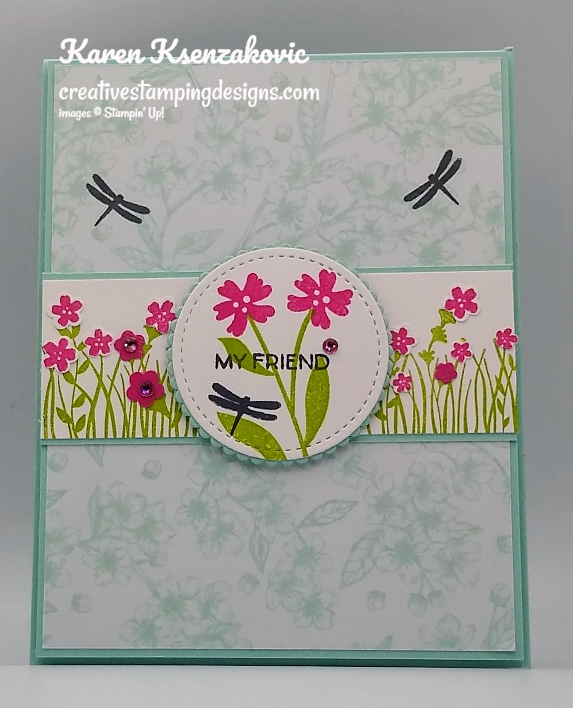 Stampin’ Up! Field Of Flowers Sneak Peek for Fun Fold Friday | Creative ...