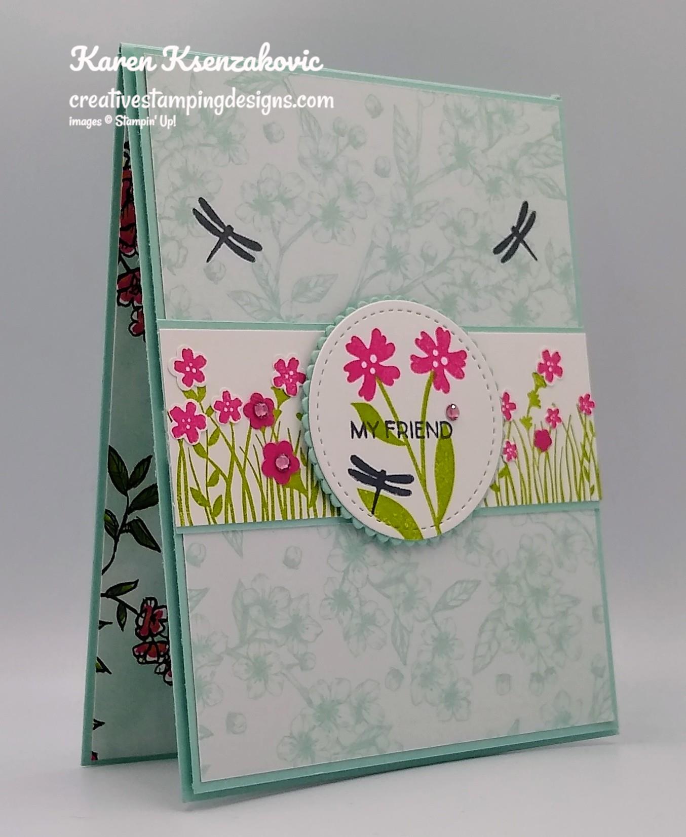 Stampin’ Up! Field Of Flowers Sneak Peek for Fun Fold Friday | Creative ...