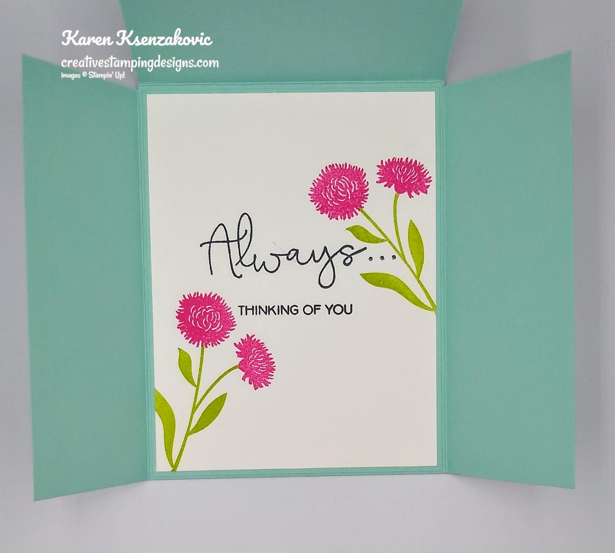 Stampin’ Up! Field Of Flowers Sneak Peek for Fun Fold Friday | Creative ...