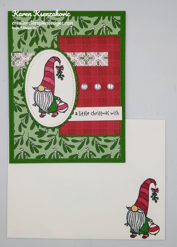 Stampin’ Up! Mistletoe Gnome For The Holidays | Creative Stamping Designs