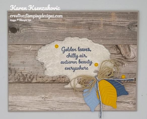 Stampin’ Up! Rooted In Nature Peekaboo For Fun Fold Friday | Creative ...