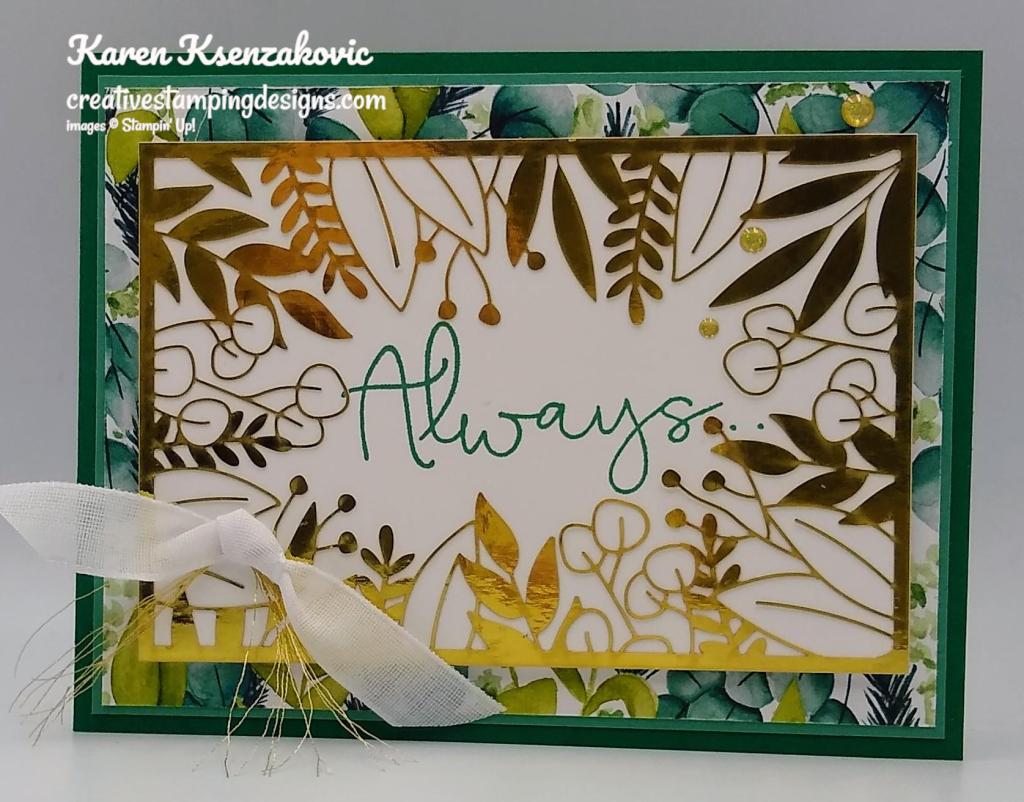 Stampin’ Up! Forever Greenery Quick and Easy Card | Creative Stamping ...