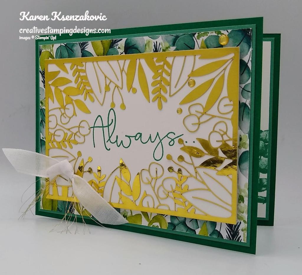 Stampin’ Up! Forever Greenery Quick and Easy Card | Creative Stamping ...