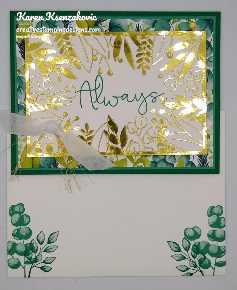 Stampin’ Up! Forever Greenery Quick and Easy Card | Creative Stamping ...