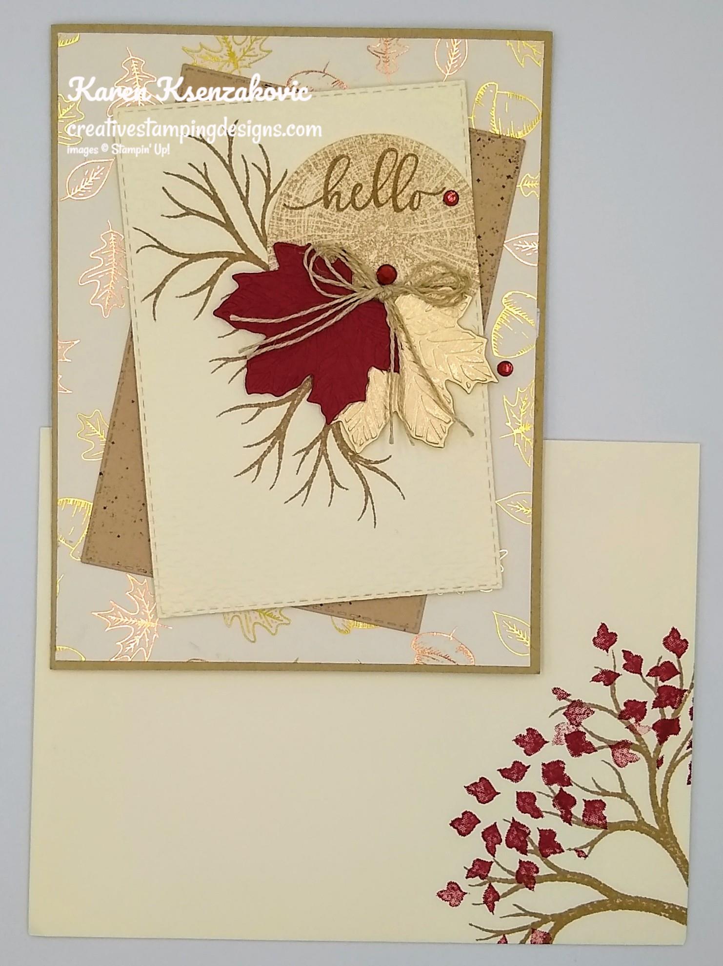 Stampin’ Up! Life Is Beautiful Hello | Creative Stamping Designs