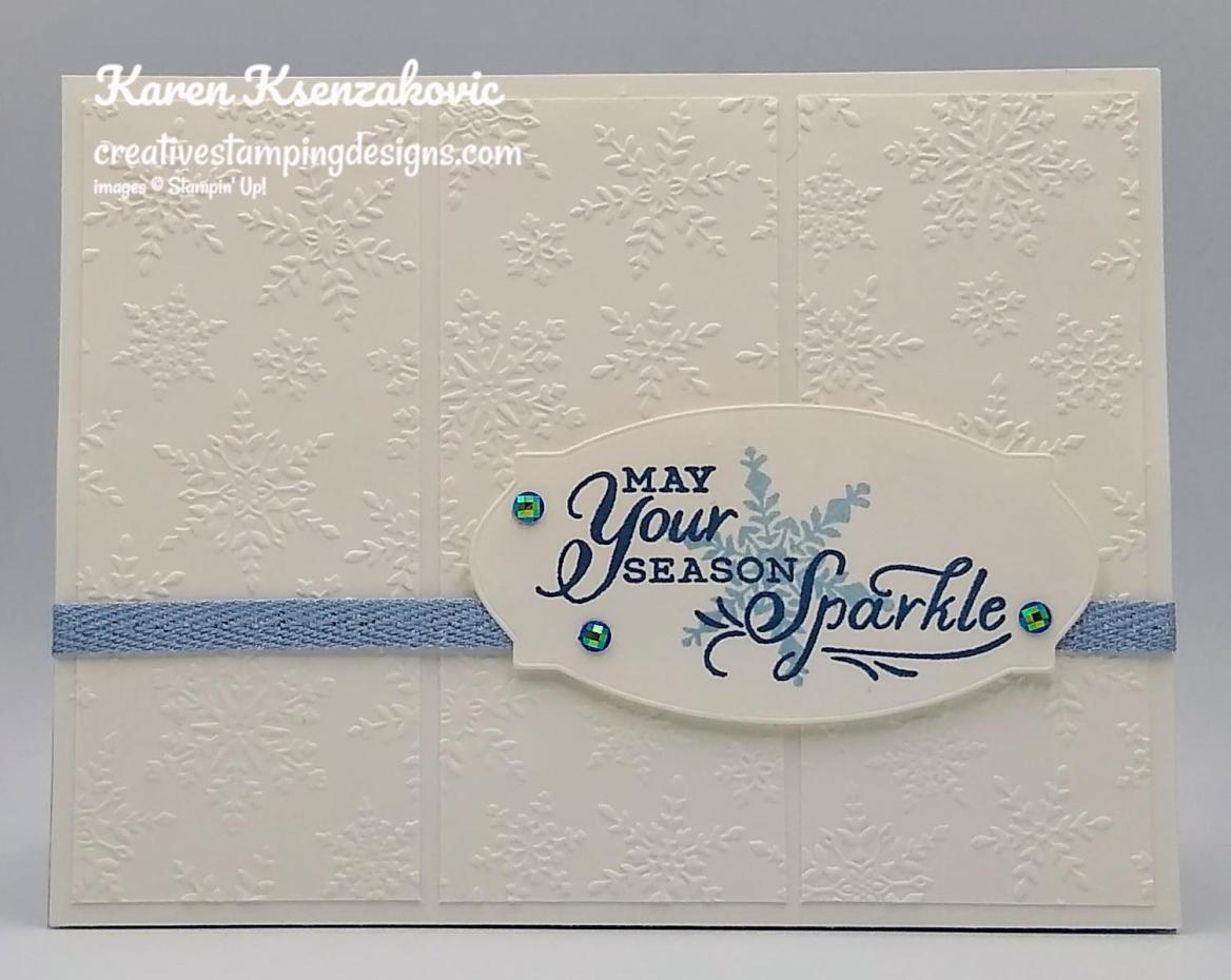 Winter Snow Embossing Folder | Creative Stamping Designs