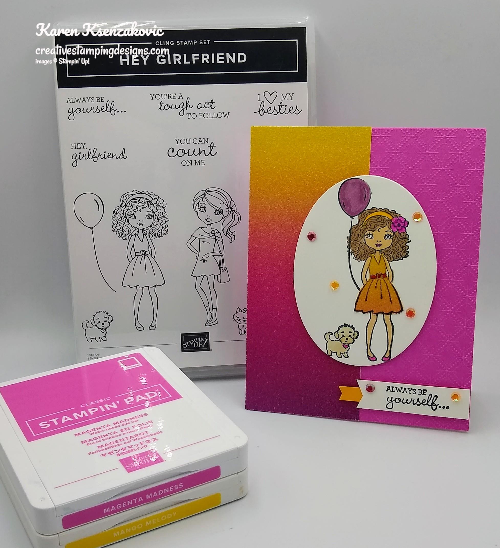Stampin’ Up! Hey Girlfriend Sneak Peek | Creative Stamping Designs