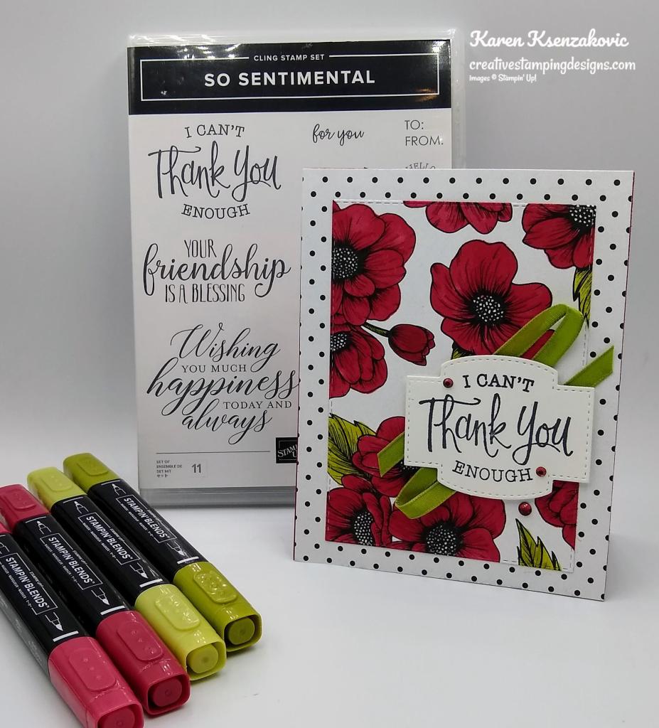 Stampin’ Up! So Sentimental for The Happy Inkin’ Thursday Blog Hop ...