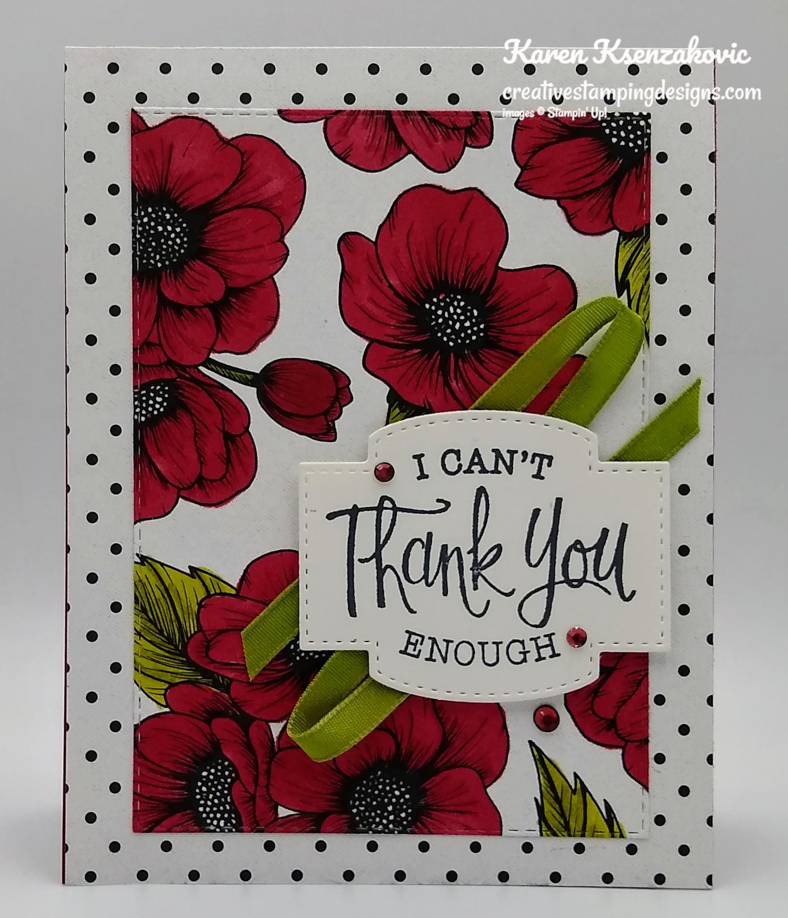 Stampin’ Up! So Sentimental for The Happy Inkin’ Thursday Blog Hop ...