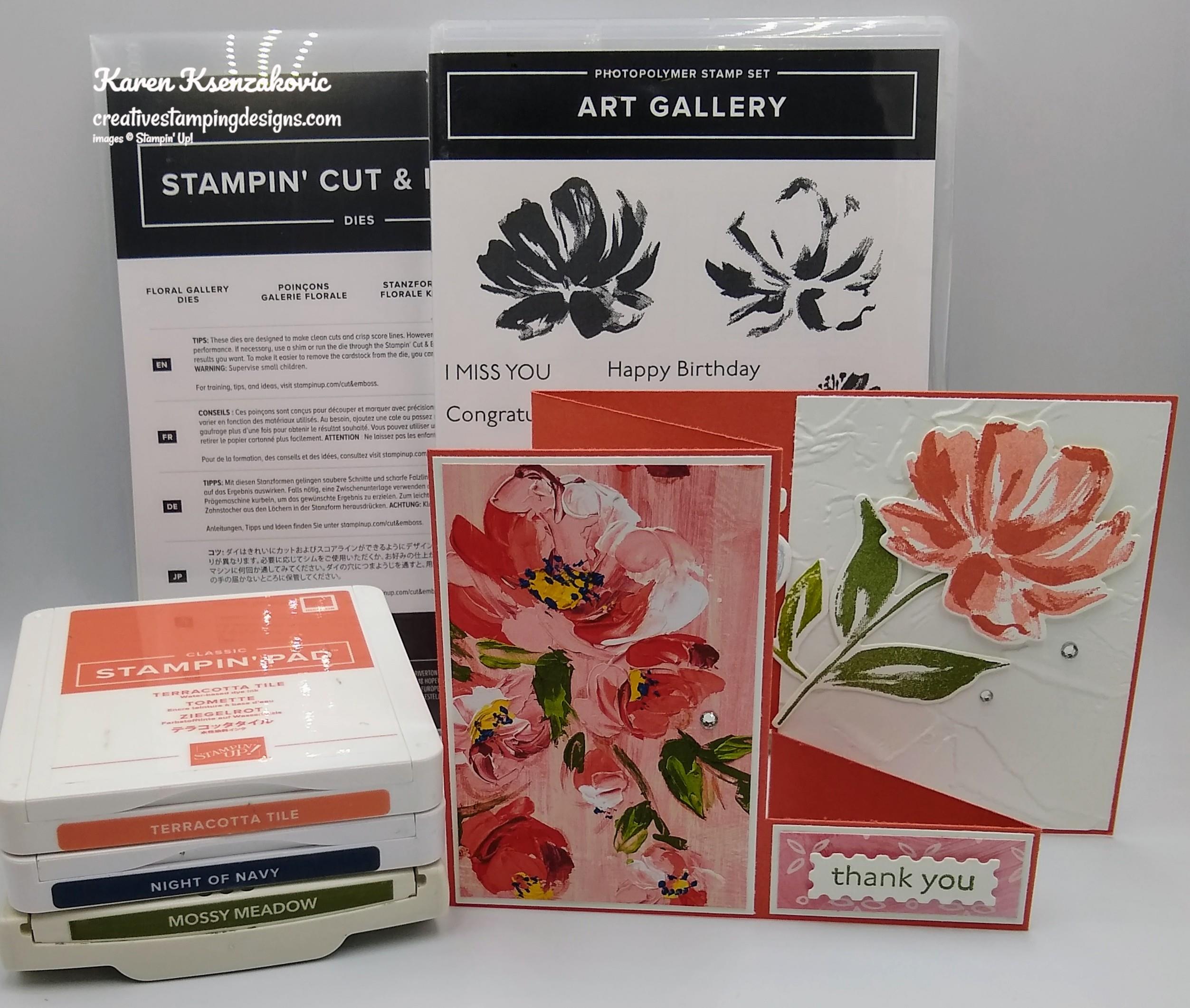 Stampin’ Up! Art Gallery for Fun Fold Friday | Creative Stamping Designs