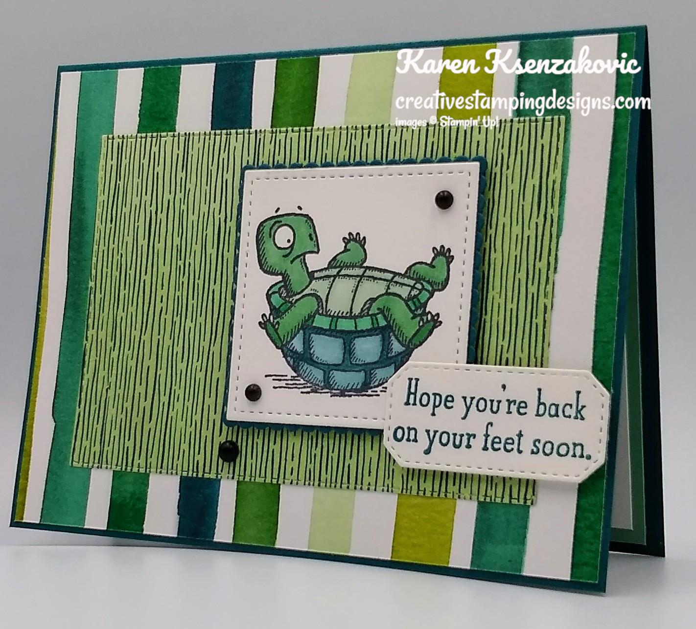 Stampin’ Up! Back On Your Feet for The Happy Inkin’ Thursday Blog Hop ...