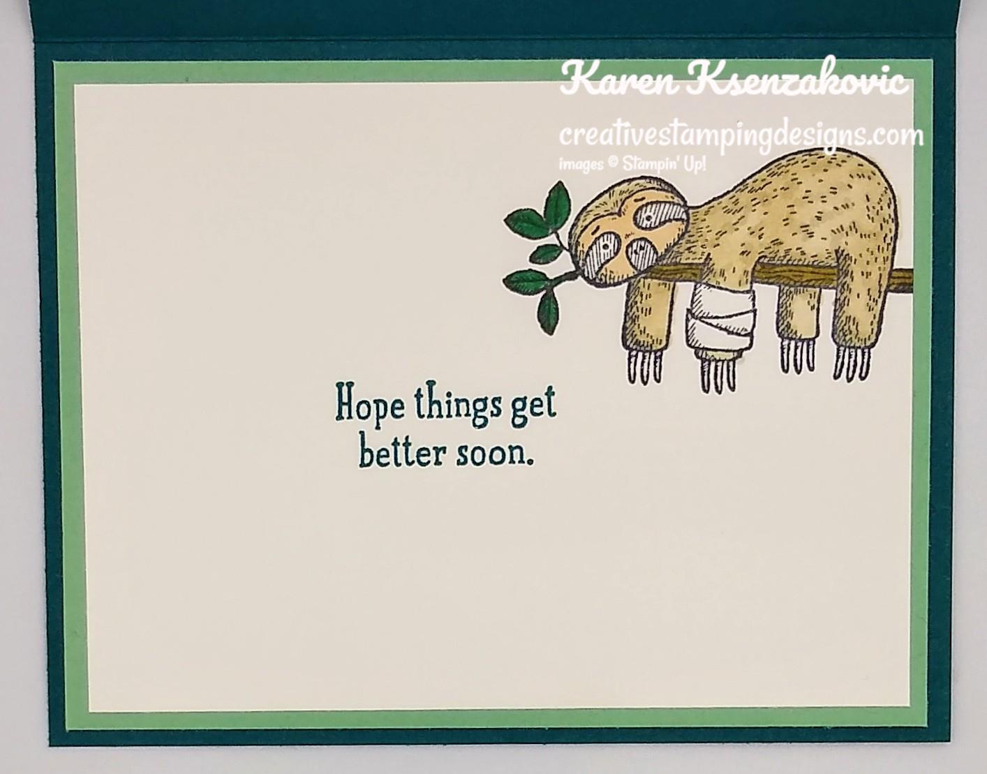 Stampin’ Up! Back On Your Feet for The Happy Inkin’ Thursday Blog Hop ...