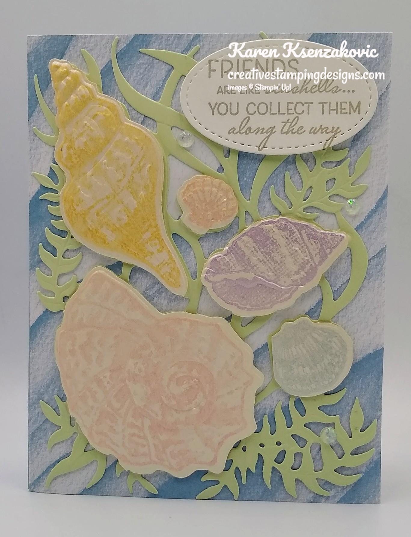 Stampin’ Up! Friends Are Like Seashells Fun Fold | Creative Stamping ...
