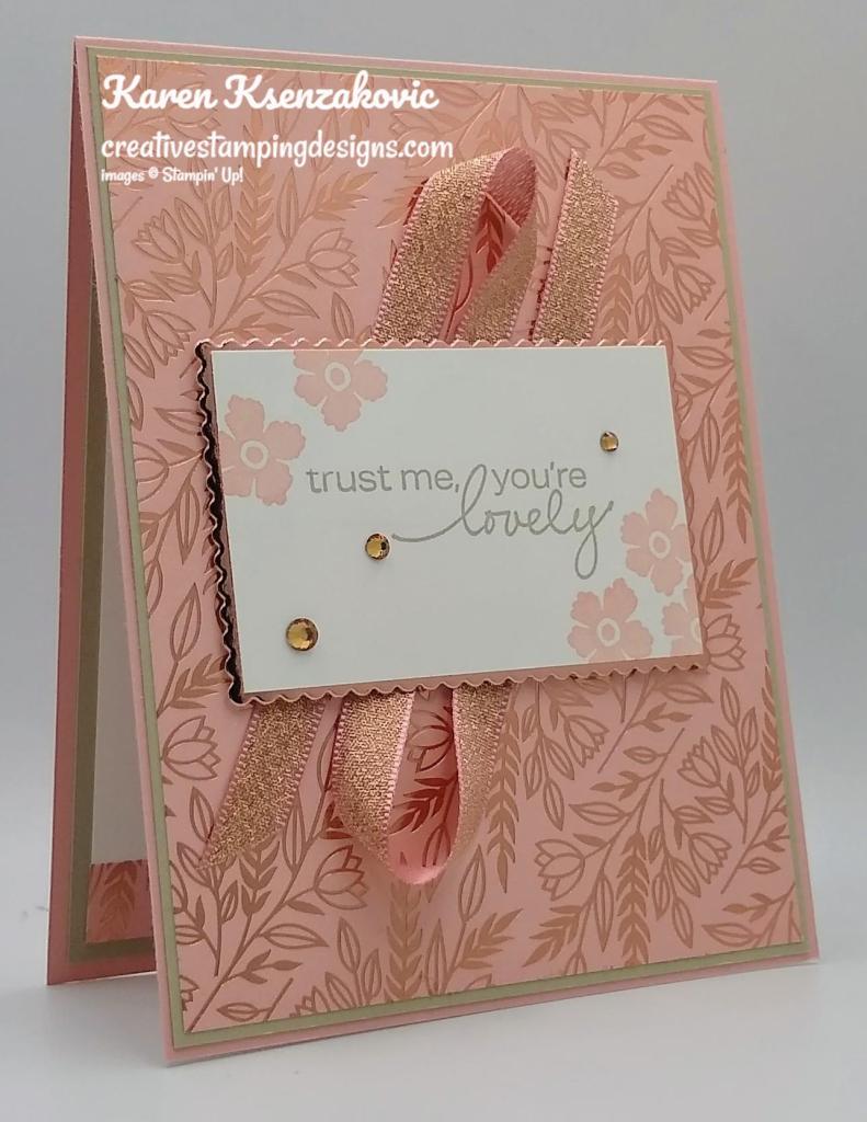 Stampin’ Up! Lovely You Valentine | Creative Stamping Designs