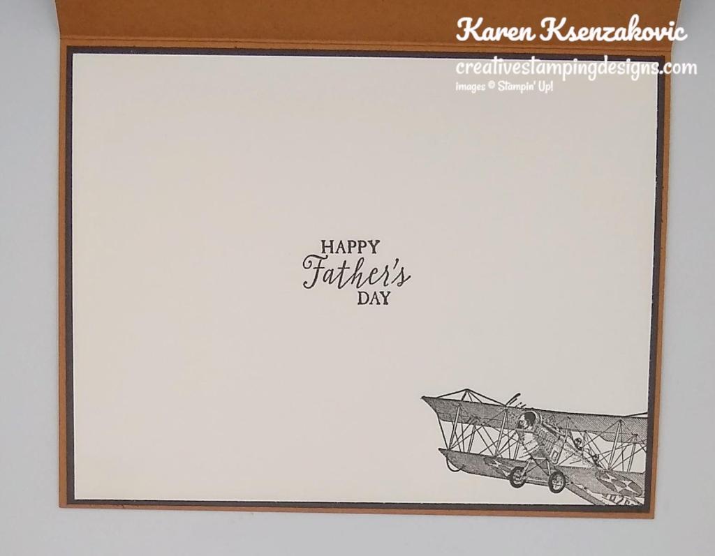 Stampin’ Up! Soar Confidently Masculine Card. | Creative Stamping Designs