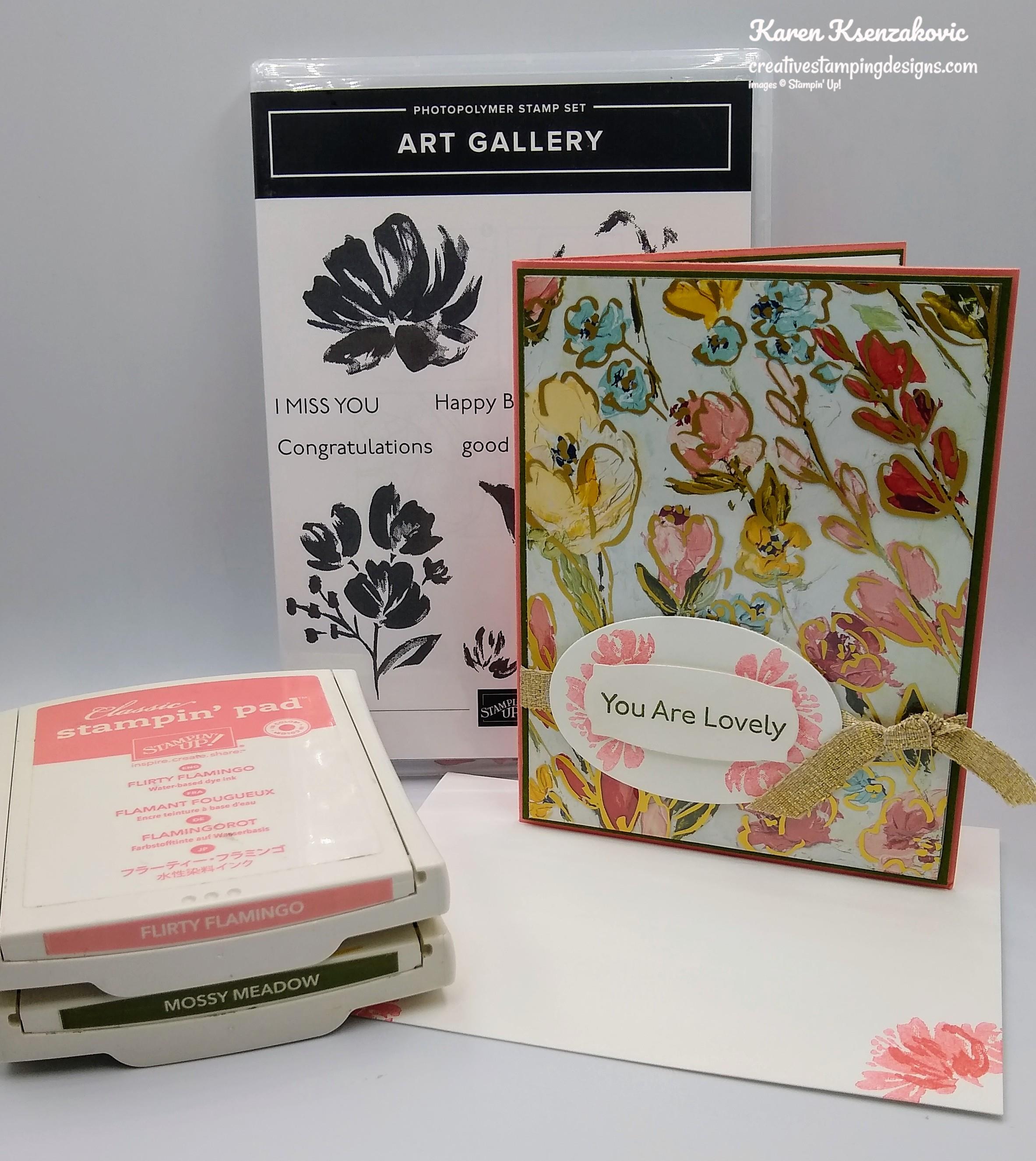 Stampin’ Up! Art Gallery Quick and Easy Card Pack | Creative Stamping ...