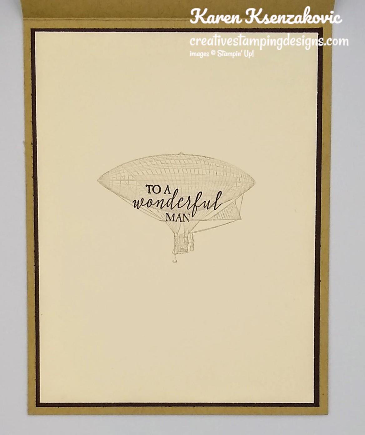 Stampin’ Up! Soar Confidently CAS | Creative Stamping Designs