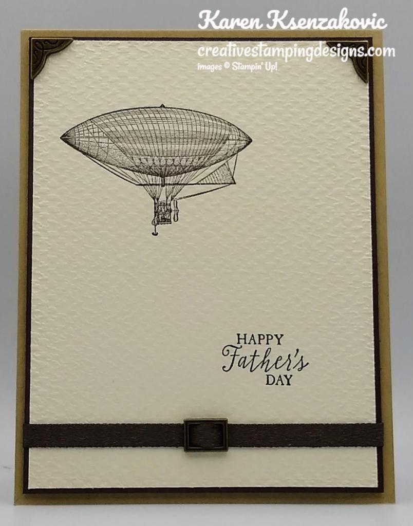 Stampin’ Up! Soar Confidently CAS | Creative Stamping Designs