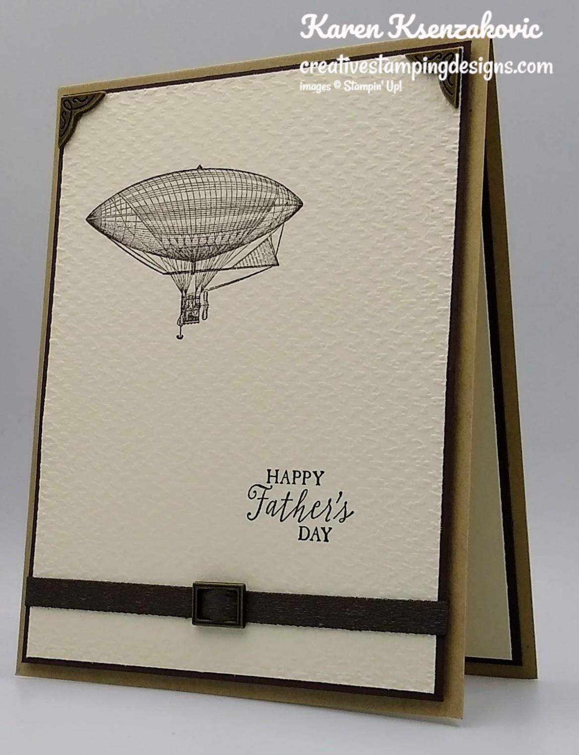 Stampin’ Up! Soar Confidently CAS | Creative Stamping Designs