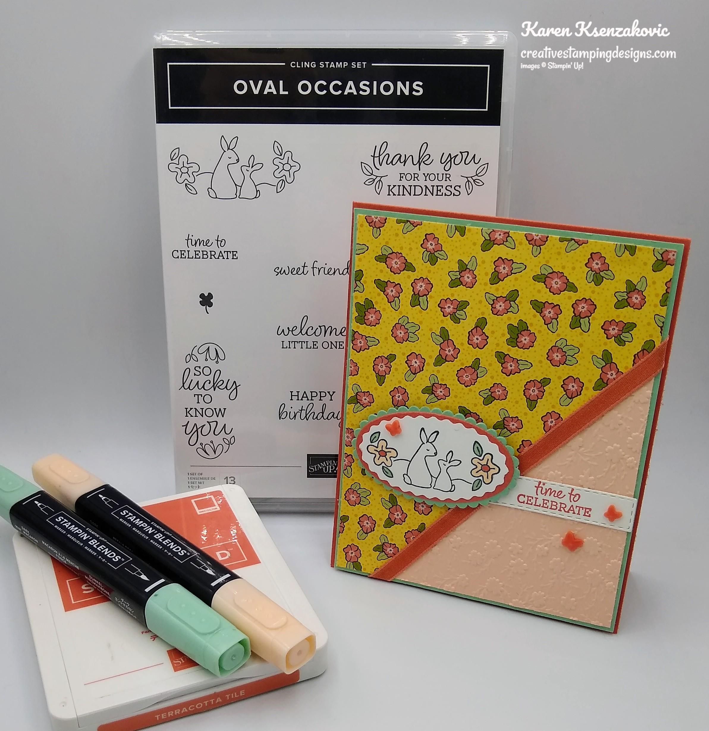 Stampin’ Up’ Oval Occasions for Amy’s Inkin’ Krew Blog Hop | Creative ...